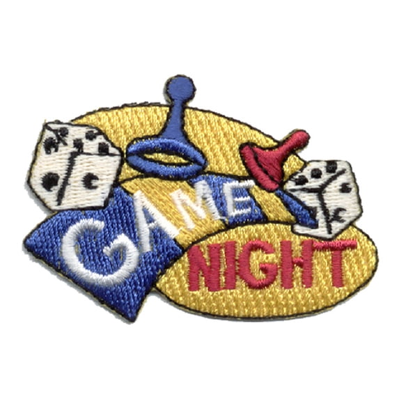 12 pieces 2" Custom Activity Scouts Applique Fun Patches - Game Night ...
