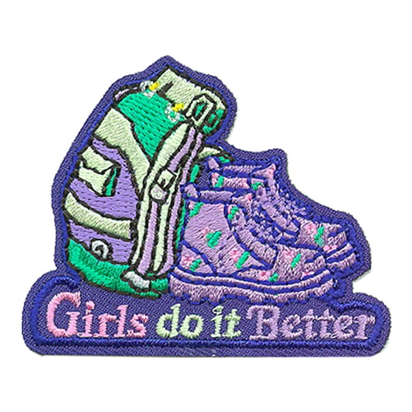 12 pieces 2" Custom Activity Scouts Applique Fun Patches - Girls Do It ...