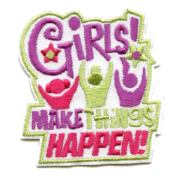 12 pieces 2" Custom Activity Scouts Applique Fun Patches - Girls Make ...