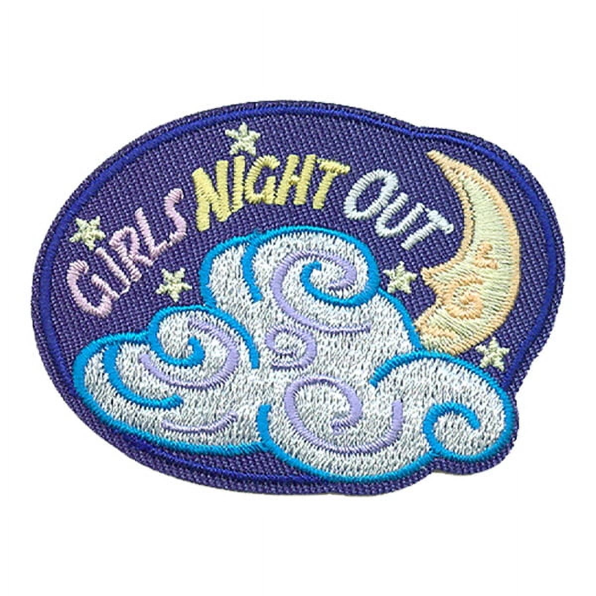 12 pieces 2" Custom Activity Scouts Applique Fun Patches - Girls Night ...