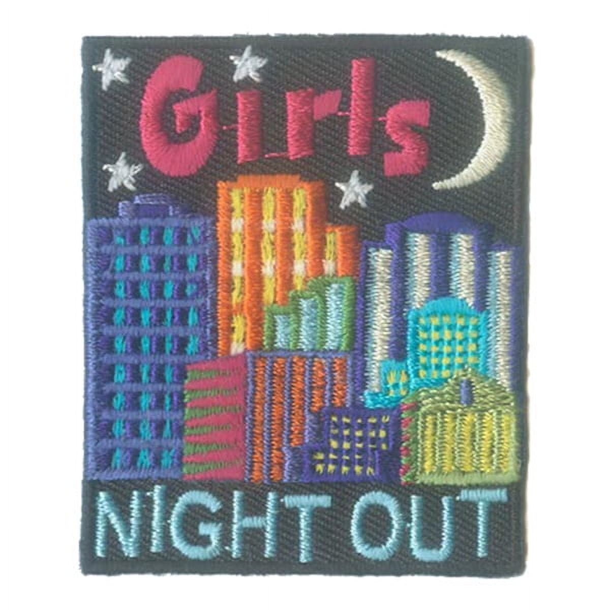 12 pieces 2" Custom Activity Scouts Applique Fun Patches - Girls Night ...