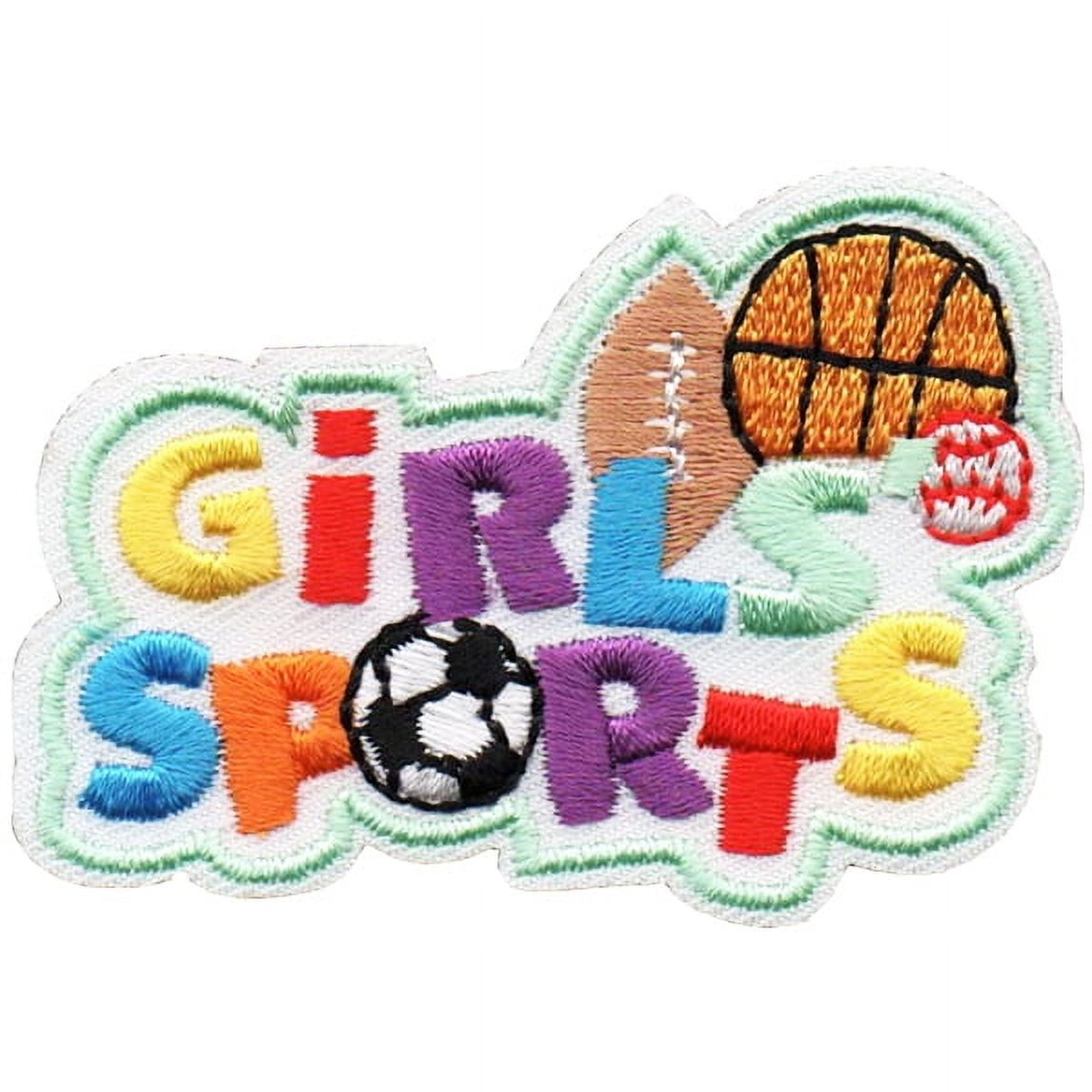12 pieces 2" Custom Activity Scouts Applique Fun Patches - Girls Sports ...