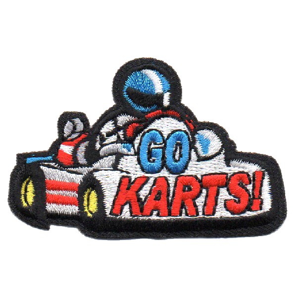 12 pieces 2" Custom Activity Scouts Applique Fun Patches - Go Karts ...