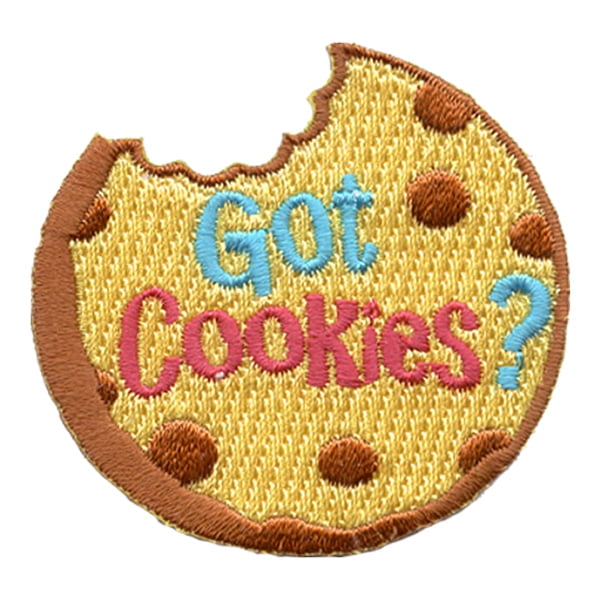 12 pieces 2" Custom Activity Scouts Applique Fun Patches - Got Cookies? Patch - Walmart.com