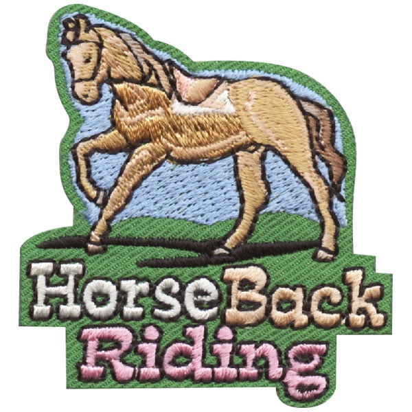 12 pieces 2" Custom Activity Scouts Applique Fun Patches - Horseback ...