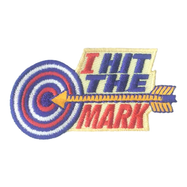 12 pieces 2" Custom Activity Scouts Applique Fun Patches - I Hit The ...