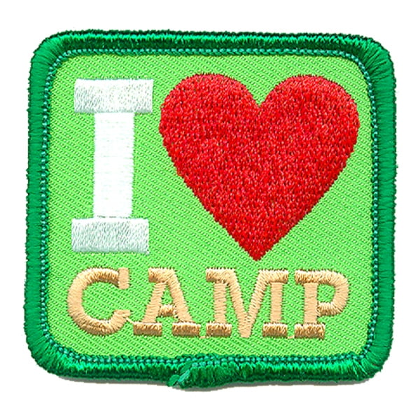 12 pieces 2" Custom Activity Scouts Applique Fun Patches - I Love Camp ...