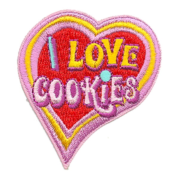 12 pieces 2" Custom Activity Scouts Applique Fun Patches - I Love ...