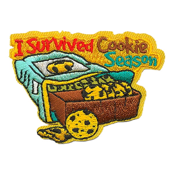 12 pieces 2" Custom Activity Scouts Applique Fun Patches - I Survived ...