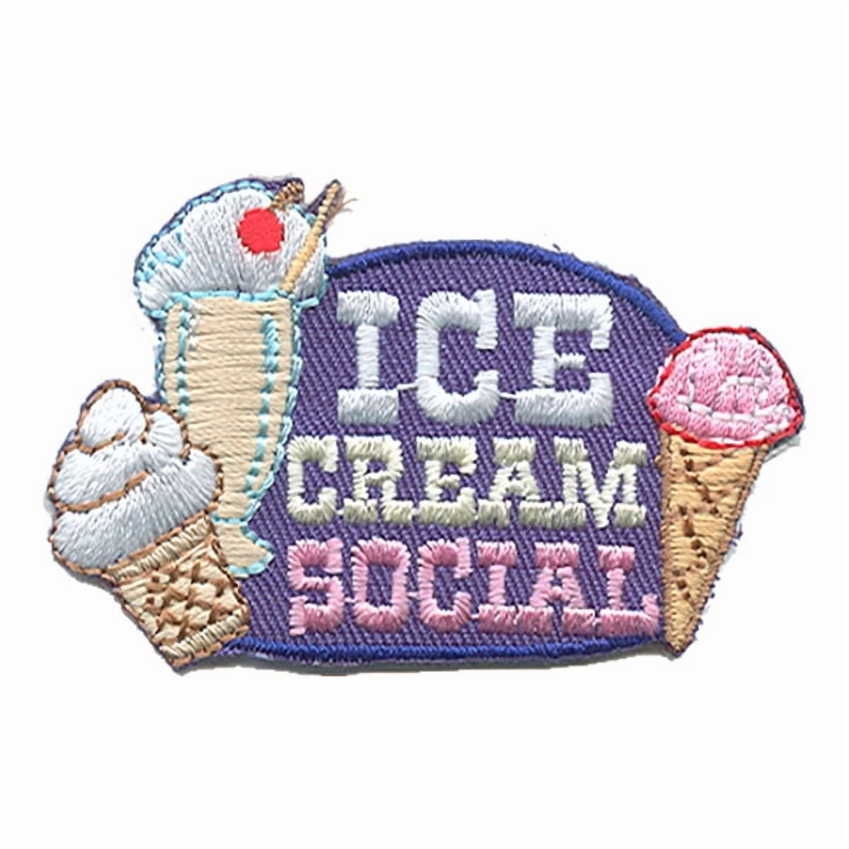 12 pieces 2" Custom Activity Scouts Applique Fun Patches - Ice Cream ...