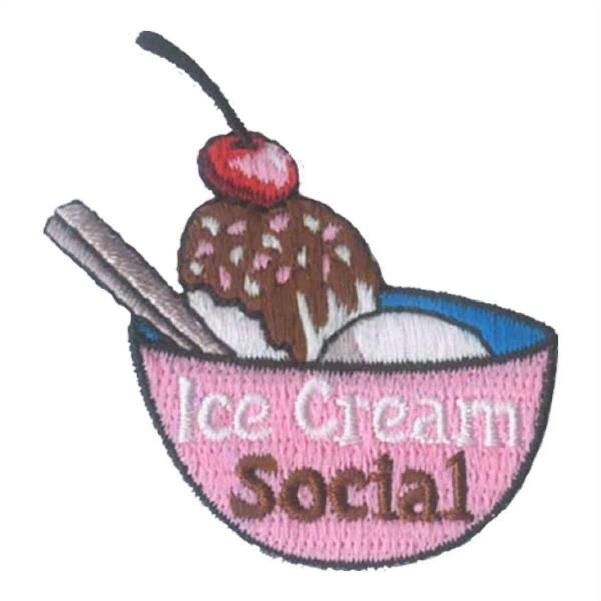 12 pieces 2" Custom Activity Scouts Applique Fun Patches - Ice Cream ...
