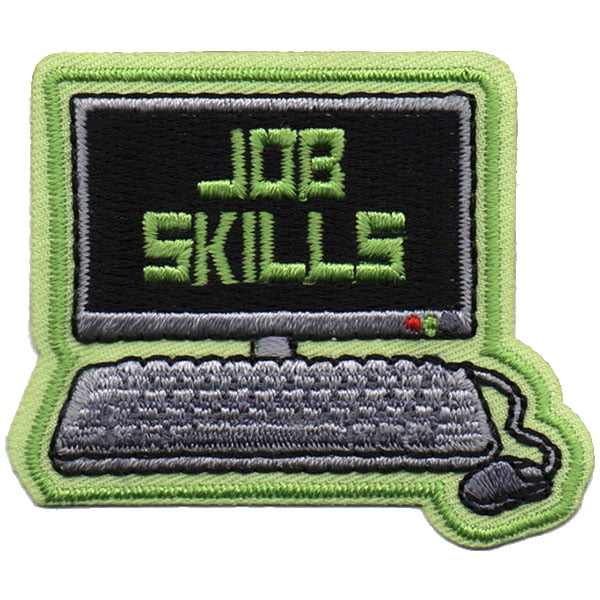 12 pieces 2" Custom Activity Scouts Applique Fun Patches - Job Skills ...