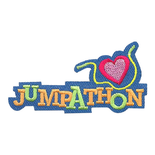 12 pieces 2" Custom Activity Scouts Applique Fun Patches - Jump A Thon ...