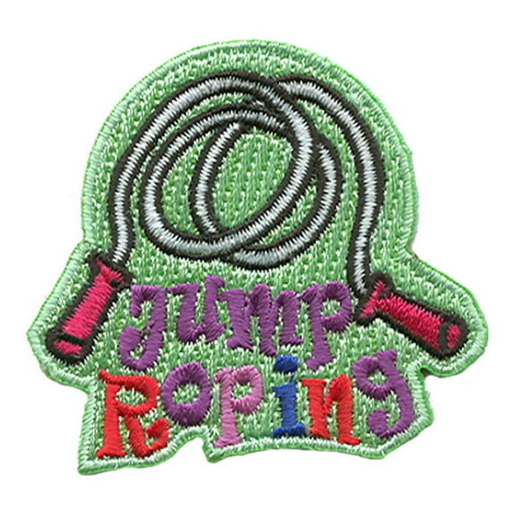 12 pieces 2" Custom Activity Scouts Applique Fun Patches - Jump Roping ...
