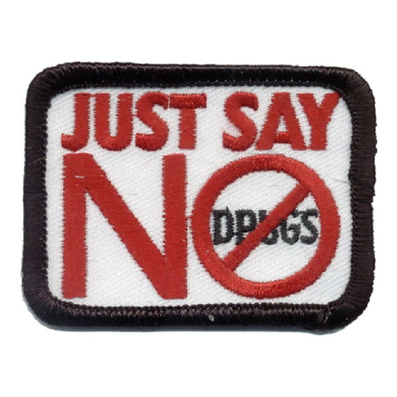 12 pieces 2" Custom Activity Scouts Applique Fun Patches - Just Say No Patch 3 - Walmart.com
