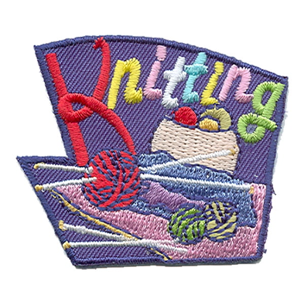12 pieces 2" Custom Activity Scouts Applique Fun Patches - Knitting ...