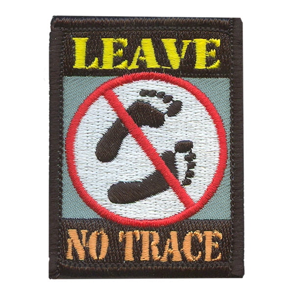 12 pieces 2" Custom Activity Scouts Applique Fun Patches - Leave No Trace Patch 2 - Walmart.com