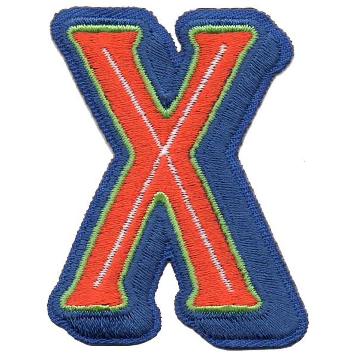 12 pieces 2" Custom Activity Scouts Applique Fun Patches - Letter X ...