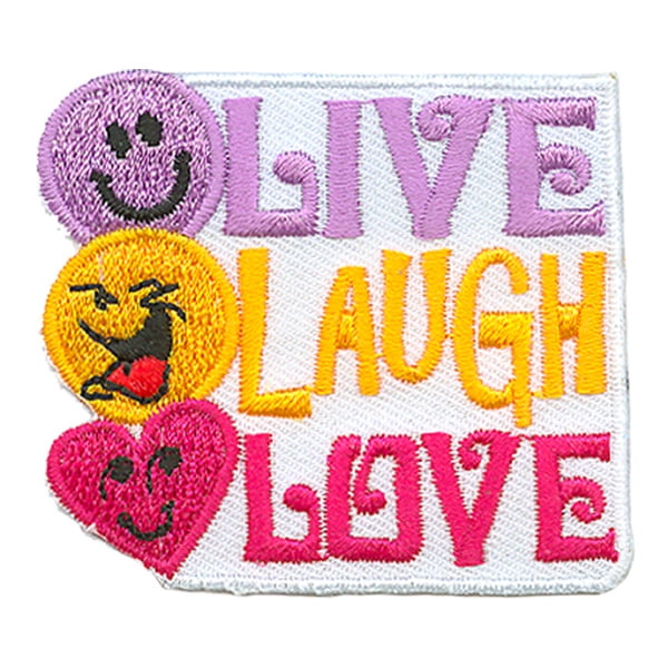 12 pieces 2" Custom Activity Scouts Applique Fun Patches - Live Laugh ...