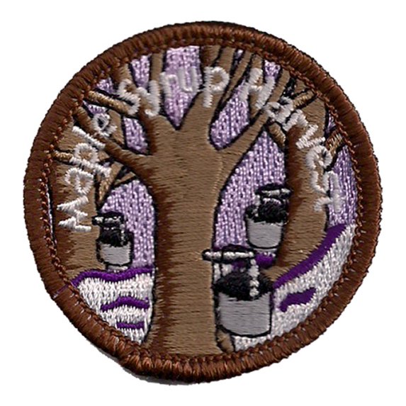 12 pieces 2" Custom Activity Scouts Applique Fun Patches - Maple Syrup ...