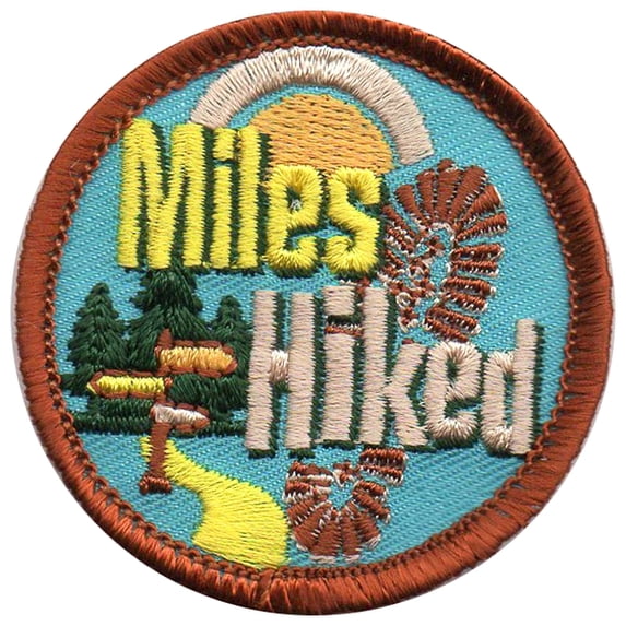 12 pieces 2" Custom Activity Scouts Applique Fun Patches - Miles Hiked ...