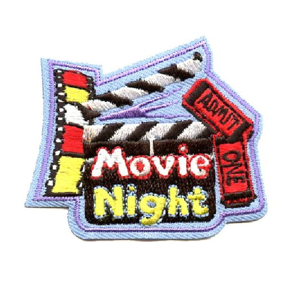 12 pieces 2" Custom Activity Scouts Applique Fun Patches - Movie Night ...