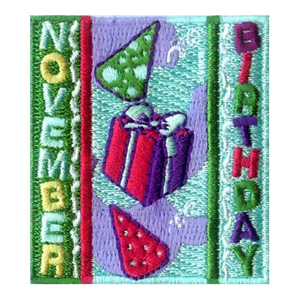 12 pieces 2" Custom Activity Scouts Applique Fun Patches - November ...