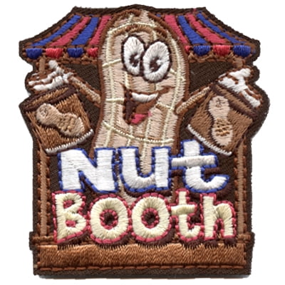 12 pieces 2" Custom Activity Scouts Applique Fun Patches - Nut Booth Patch - Walmart.com