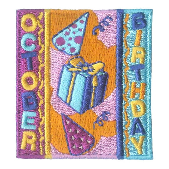 12 pieces 2" Custom Activity Scouts Applique Fun Patches - October ...