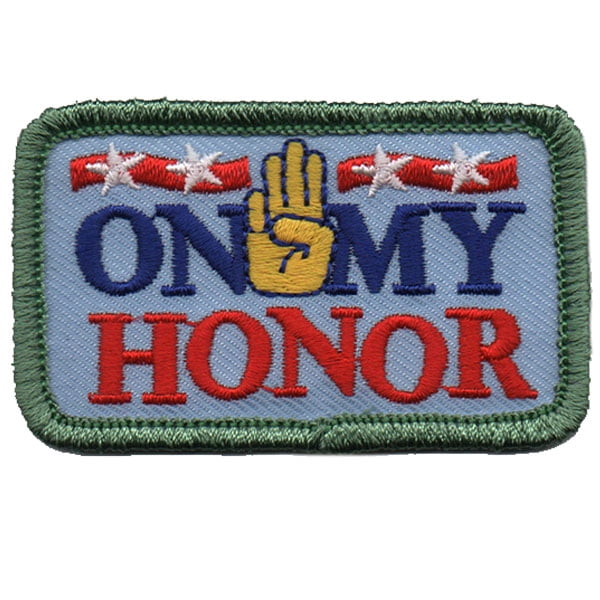 12 pieces 2" Custom Activity Scouts Applique Fun Patches - On My Honor ...
