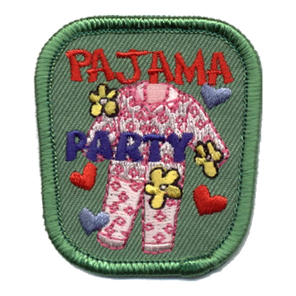 12 pieces 2" Custom Activity Scouts Applique Fun Patches - Pajama Party ...