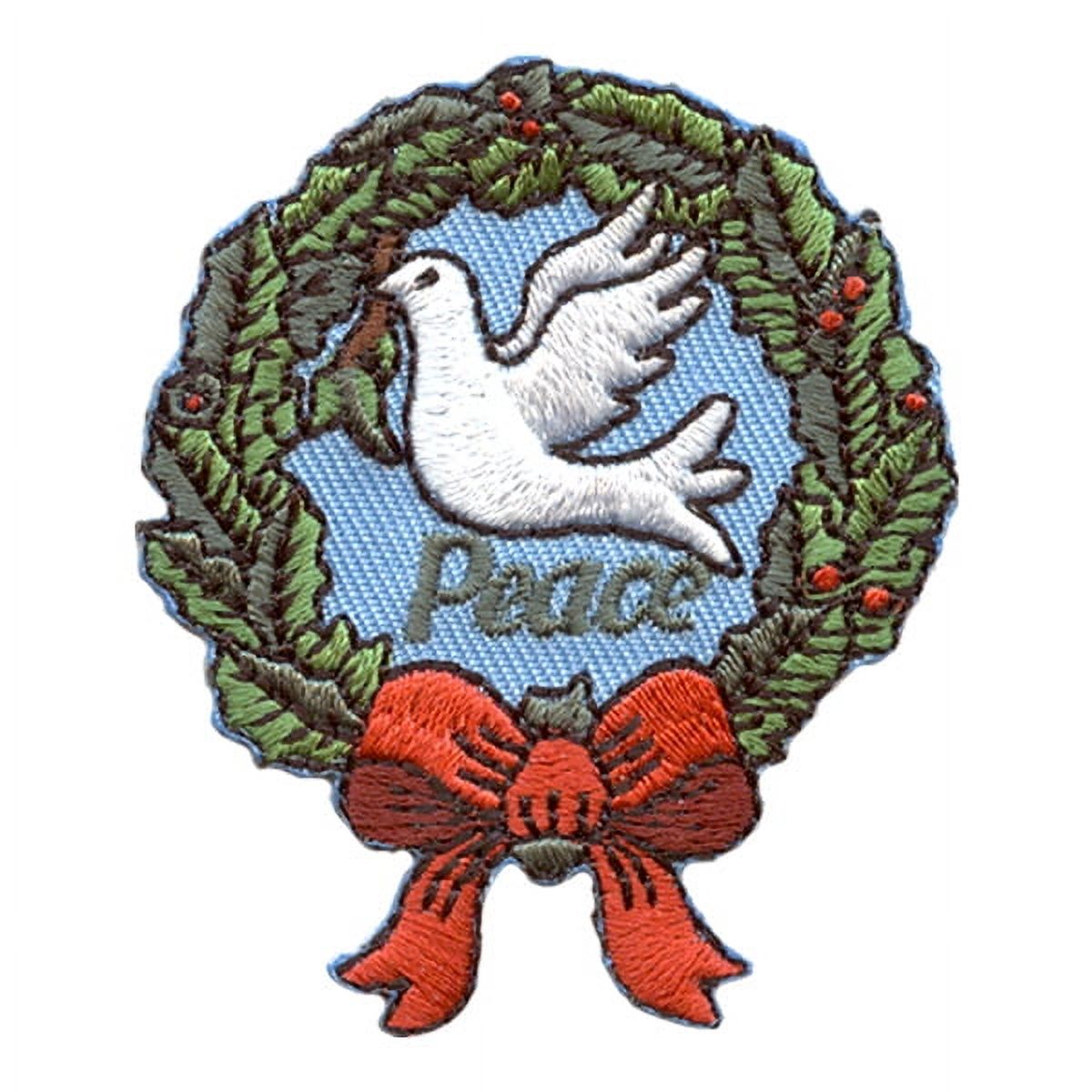 12 pieces 2" Custom Activity Scouts Applique Fun Patches - Peace (Dove ...