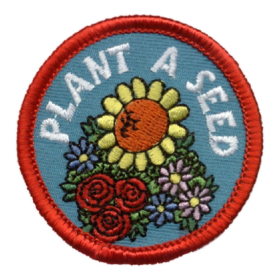 12 pieces 2" Custom Activity Scouts Applique Fun Patches - Plant A Seed ...