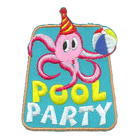 12 pieces 2" Custom Activity Scouts Applique Fun Patches - Pool Party ...