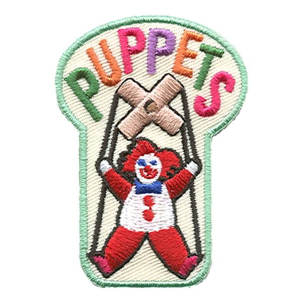 12 pieces 2" Custom Activity Scouts Applique Fun Patches - Puppets Patch - Walmart.com
