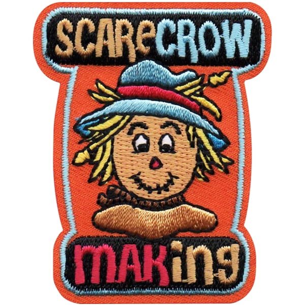 12 pieces 2" Custom Activity Scouts Applique Fun Patches - Scarecrow ...