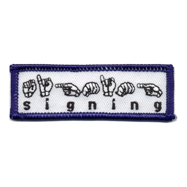 12 pieces 2" Custom Activity Scouts Applique Fun Patches - Sign ...