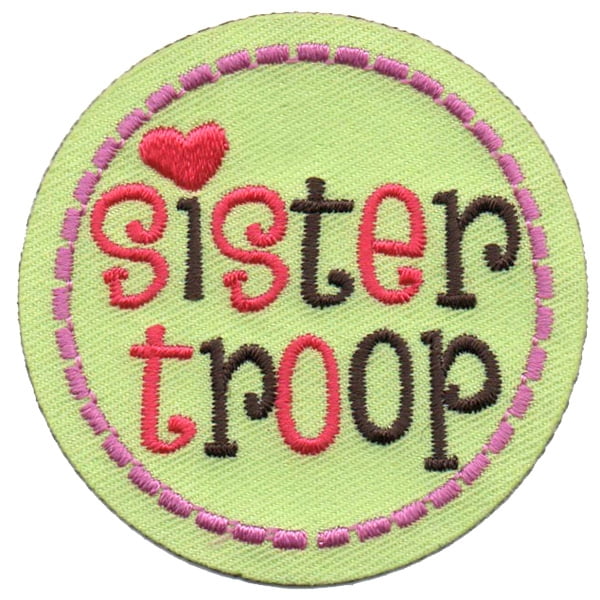 12 pieces 2" Custom Activity Scouts Applique Fun Patches - Sister Troop ...