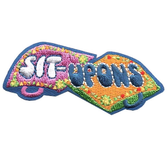 12 pieces 2" Custom Activity Scouts Applique Fun Patches - Sit-upons ...