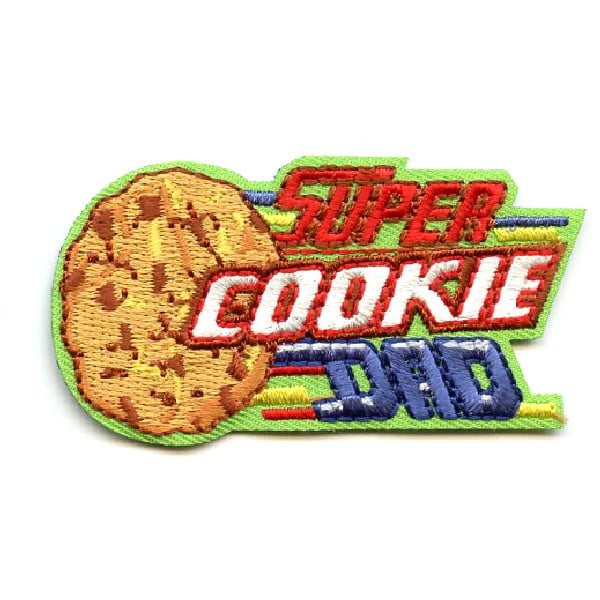 12 pieces 2" Custom Activity Scouts Applique Fun Patches - Super Cookie Dad Patch - Walmart.com