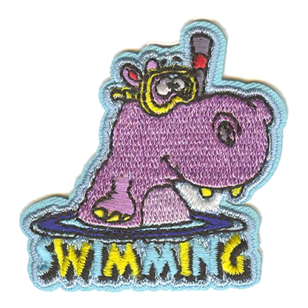 12 pieces 2" Custom Activity Scouts Applique Fun Patches - Swimming ...