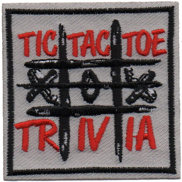 12 pieces 2" Custom Activity Scouts Applique Fun Patches - Tic Tac Toe ...