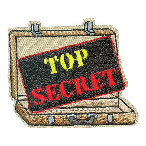 12 pieces 2" Custom Activity Scouts Applique Fun Patches - Top Secret ...