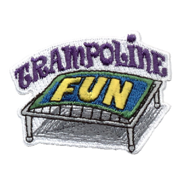 12 pieces 2" Custom Activity Scouts Applique Fun Patches - Trampoline ...