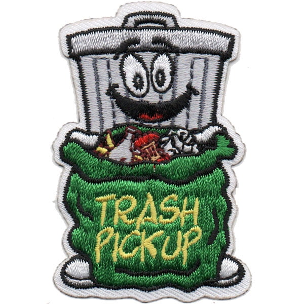 12 pieces 2" Custom Activity Scouts Applique Fun Patches - Trash Pick ...