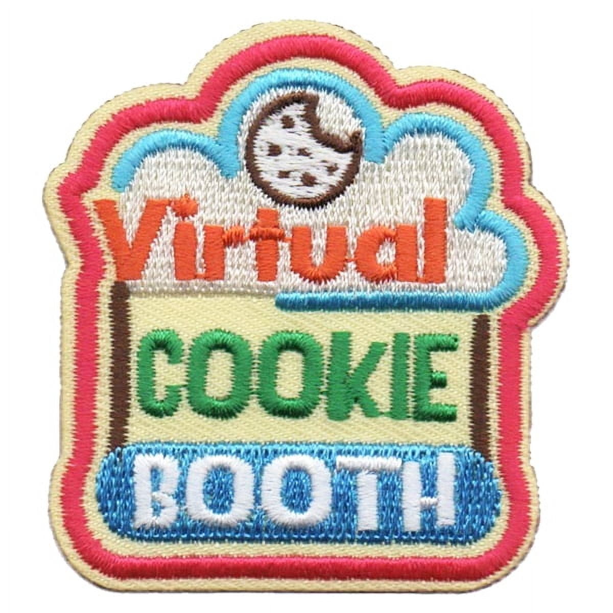 12 pieces 2" Custom Activity Scouts Applique Fun Patches - Virtual Cookie Booth Patch - Walmart.com