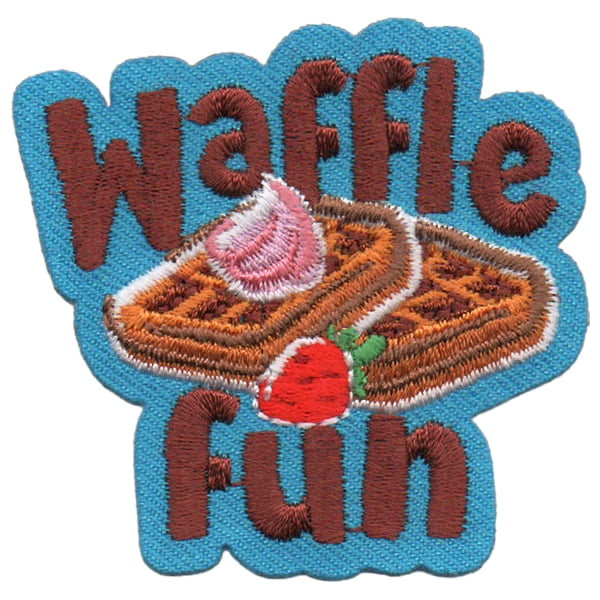 12 pieces 2" Custom Activity Scouts Applique Fun Patches - Waffle Fun ...