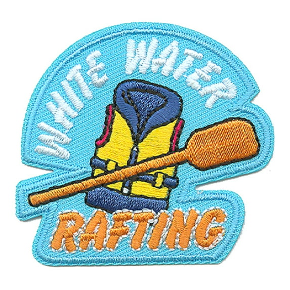 12 pieces 2" Custom Activity Scouts Applique Fun Patches - White Water ...