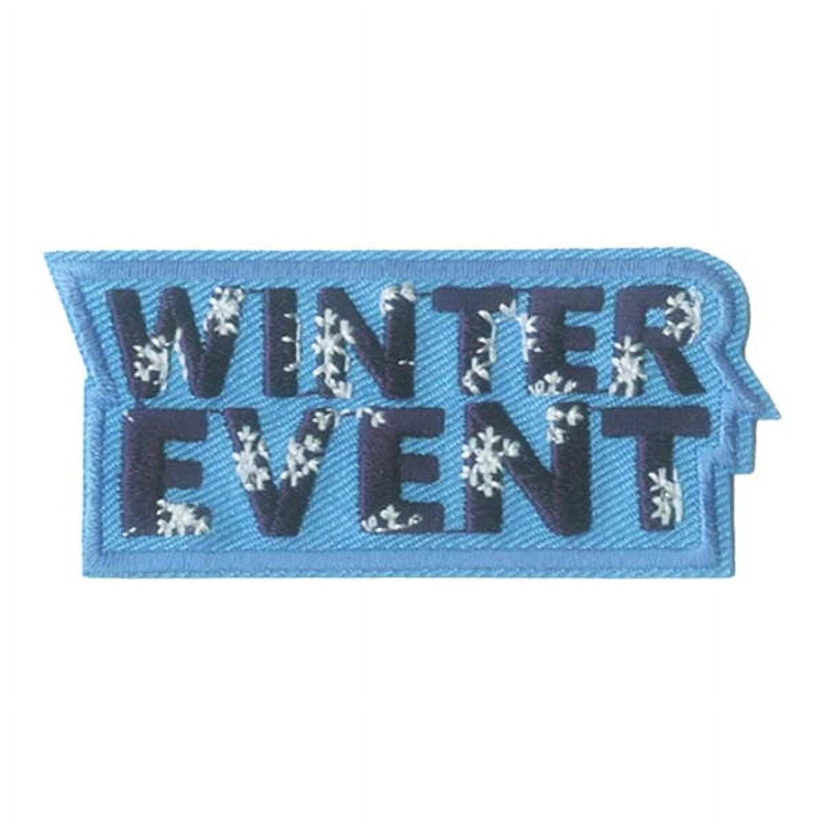 12 pieces 2" Custom Activity Scouts Applique Fun Patches - Winter Event ...