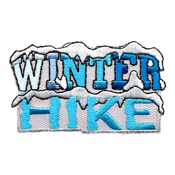 12 pieces 2" Custom Activity Scouts Applique Fun Patches - Winter Hike ...